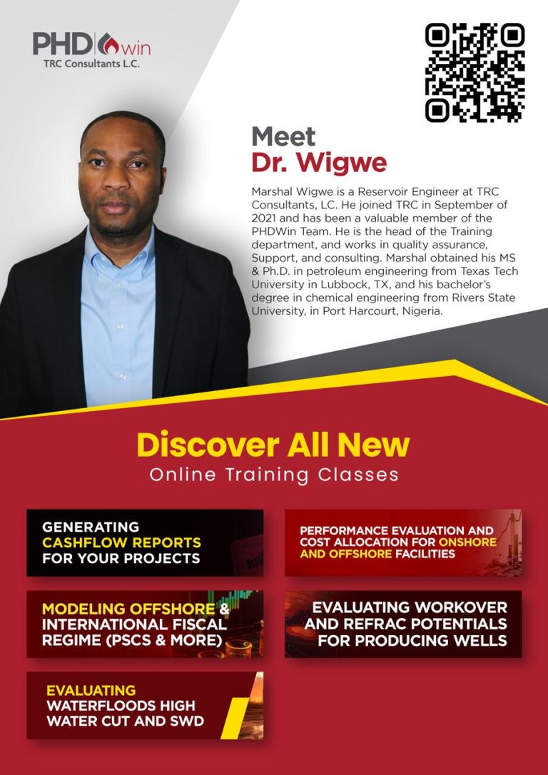 Meet Dr. Marshal Wigwe – PHDwin V3 – industry leading economics and ...
